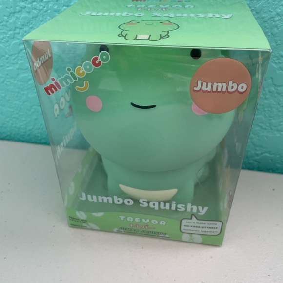 MIMI & COCO | Toys | Japane Mimicoco Jumbo Frog Squishy Toy Trevor New | Poshmark
